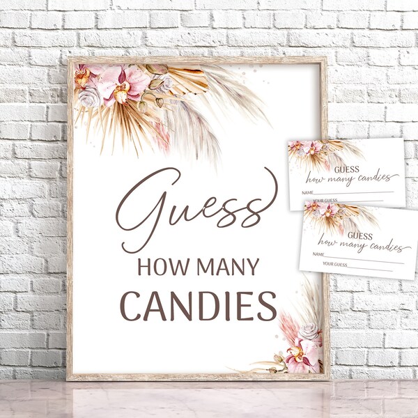 Candy Guess Game - Etsy
