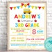 Editable First Day of 3rd Grade Sign Personalized First Day of School ...