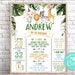 Editable Jungle Animals Milestone Birthday Poster Safari - Etsy