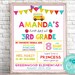 Editable First Day of Kindergarten Sign, Boho Rainbow First Day of ...