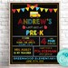 Editable Last Day of Pre-k Sign Personalized Last Day of School Sign ...