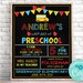 Editable First Day of Pre-k Sign Monster Truck First Day of - Etsy
