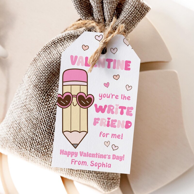 Valentine Pencils - Etsy