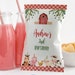EDITABLE Red Farm Chip Bag Wrapper Labels Farm Animals Chip Party ...