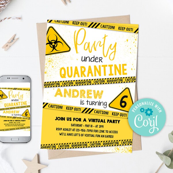 Quarantine Birthday - Etsy