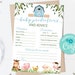 EDITABLE Farm Predictions and Advice Template Blue Farm Baby - Etsy