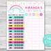 Rainbow Homeschool Schedule, Rainbow Daily Routine, Kids Daily Schedule ...