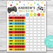 Editable Video Game Homeschool Schedule, Video Game Daily Routine Kids ...