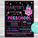 Editable First Day of Preschool Sign Princess First Day of | Etsy