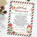 EDITABLE Elf Welcome Letter Girl Elf Letter First Time Elf Arrival ...