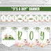 It's a Boy Banner Boy Elephant Baby Shower Banner Blue Elephant Baby ...