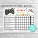 Editable Video Game Reward Chart for Kids, Video Game Routine Chart ...