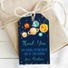 EDITABLE Space Birthday Favor Tags Galaxy Planets Outer Space Tag Outer ...