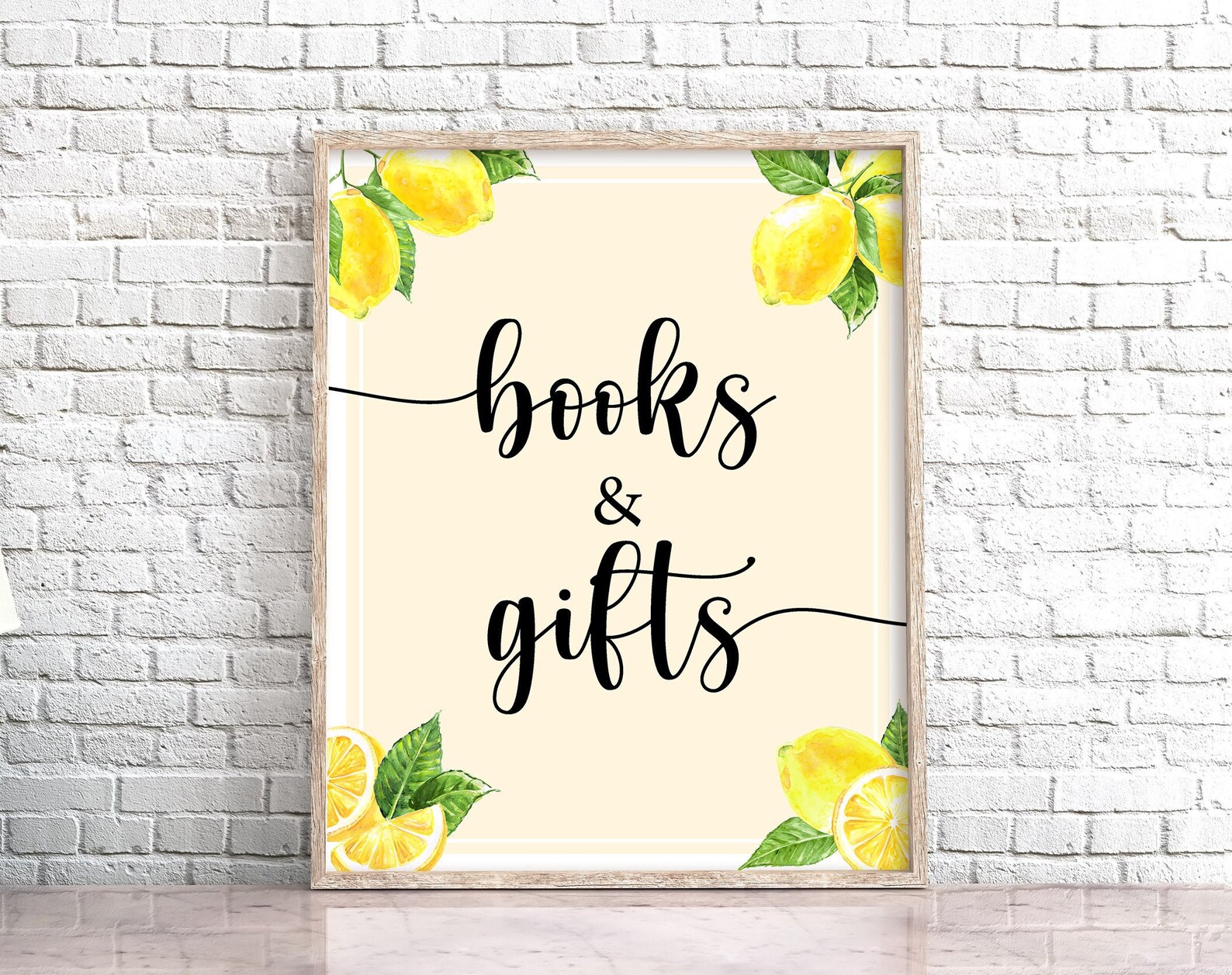 Lemon Books and Gifts Sign Citrus Books and Gifts Sign - Etsy