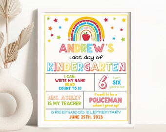 Last Day of School Editable First Day of School Crayons, Preschool ...