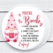 Editable Valentine Gnome Hot Cocoa Bomb Tags Gnome Valentine's Day Gift ...