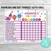 Editable Monster Reward Chart for Kids, Monster Routine Chart, Monsters ...