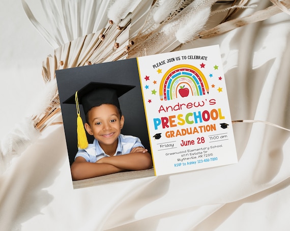 Preschool Graduation Invitation Preschool Graduation Announcements
