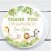 EDITABLE Safari Animals Favor Tag, Printable Jungle Favor Tags, Safari ...