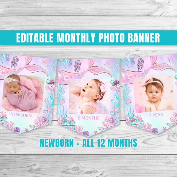 Monthly Photo Banner - Etsy