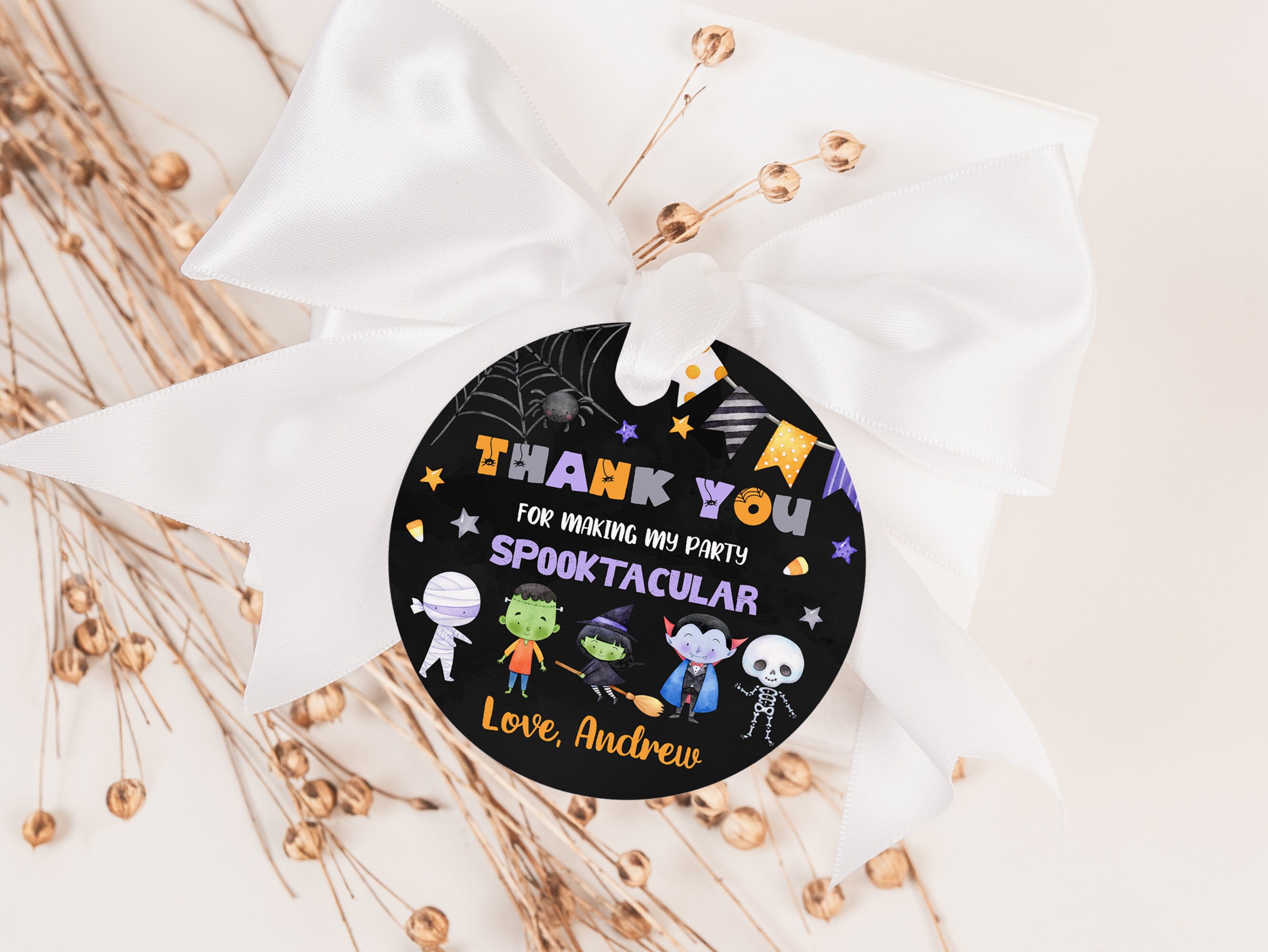 EDITABLE Halloween Birthday Invitation and Bundle Halloween Costume ...