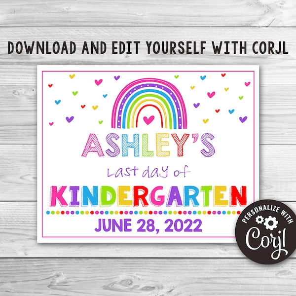 Preschool Sign - Etsy