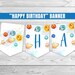 Editable Mermaid Banner Under the Sea Party Mermaid Birthday A-Z Banner ...
