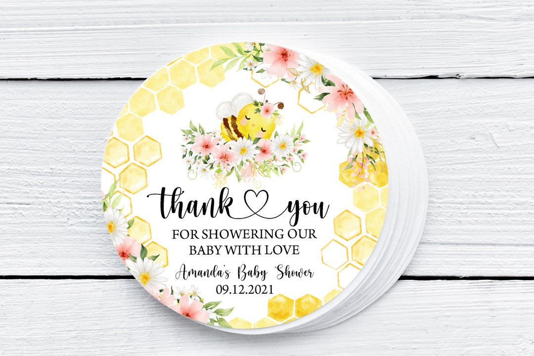 EDITABLE Bee Thank You Tags Thank You for Bee-ing Here Favor Tag Honey ...