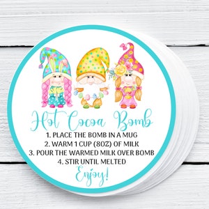 Editable Easter Hot Cocoa Bomb Easter Hot Chocolate Bomb Tags Easter ...
