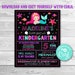 Editable First Day of Kindergarten Sign Mermaid First Day of - Etsy