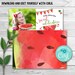 Editable Watermelon Invitation Any Age Red Watermelon Party - Etsy