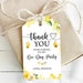 EDITABLE Bee Thank You Tags Thank You for Coming to My Bee-day - Etsy