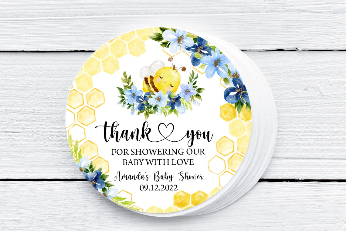 EDITABLE Bee Thank You Tags Thank You for Bee-ing Here Favor - Etsy
