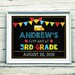 Editable First Day of Third Grade Sign First Day of School - Etsy