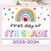 Editable First Day of Preschool Sign Monster Truck First Day - Etsy