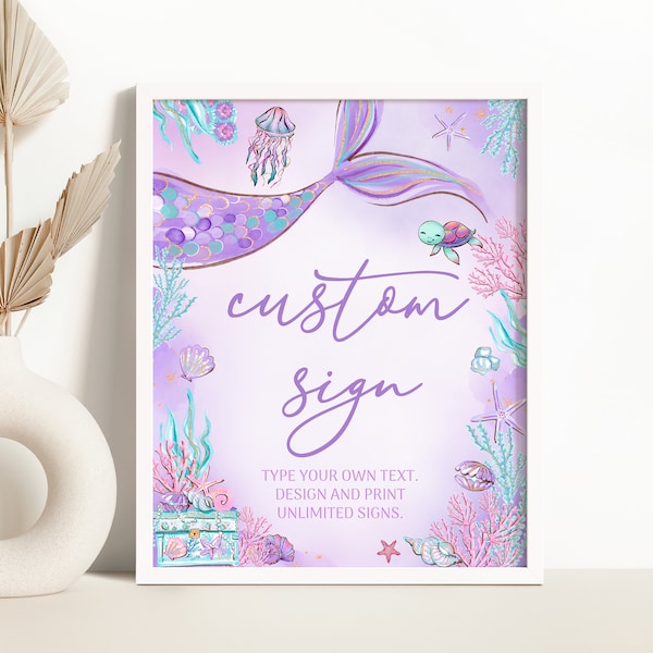 Mermaid Sign - Etsy