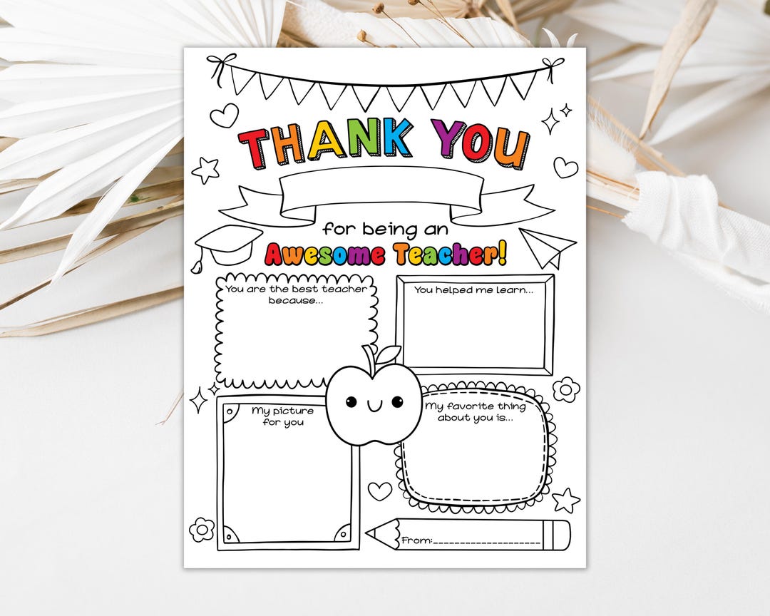 Teacher Appreciation Week Gift Teacher Appreciation Printable All About ...