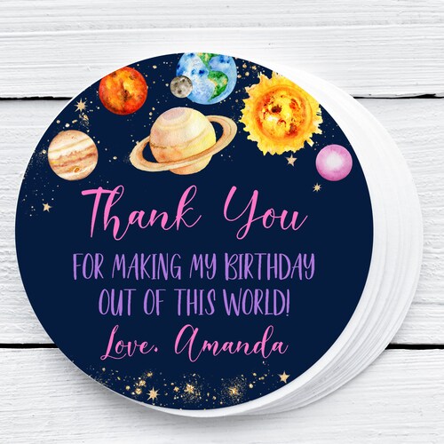 Editable Space Birthday Milestone Sign First Trip Around the | Etsy