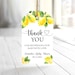 EDITABLE Lemon Thank You Tags, Lemon Favor Tag, Lemon Gift Tags, Citrus ...