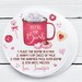 Valentine Hot Cocoa Bomb Tags Hot Chocolate Bomb Instruction - Etsy