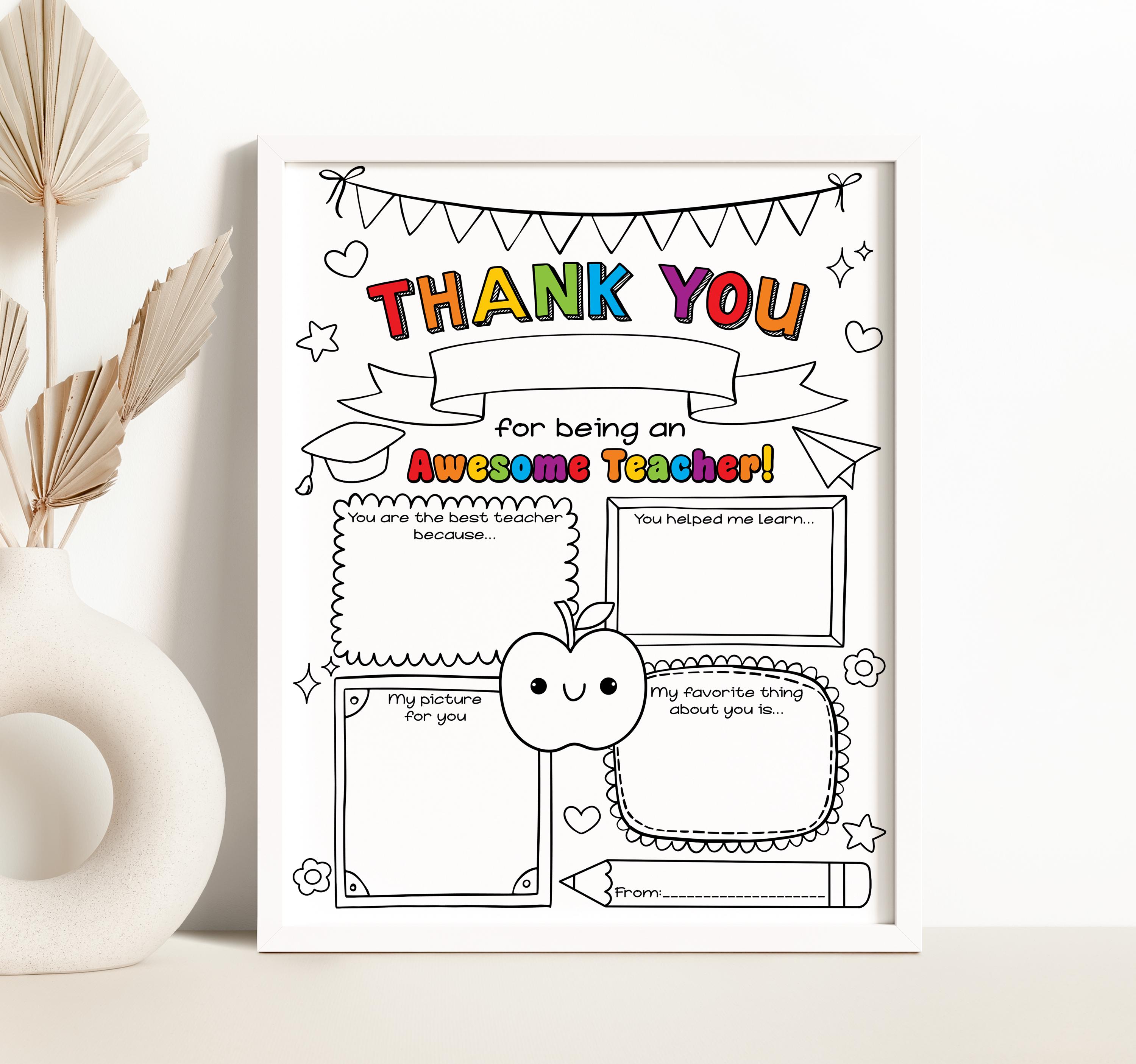 Teacher Appreciation Week Gift Teacher Appreciation Printable All About ...