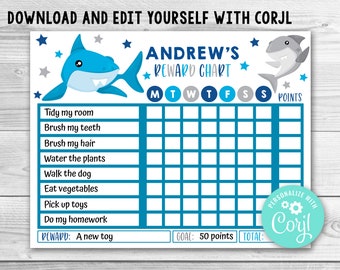 Kids Chore Chart - Etsy