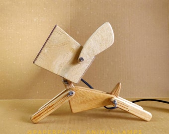 Wooden Dog Lamp Plans - Etsy
