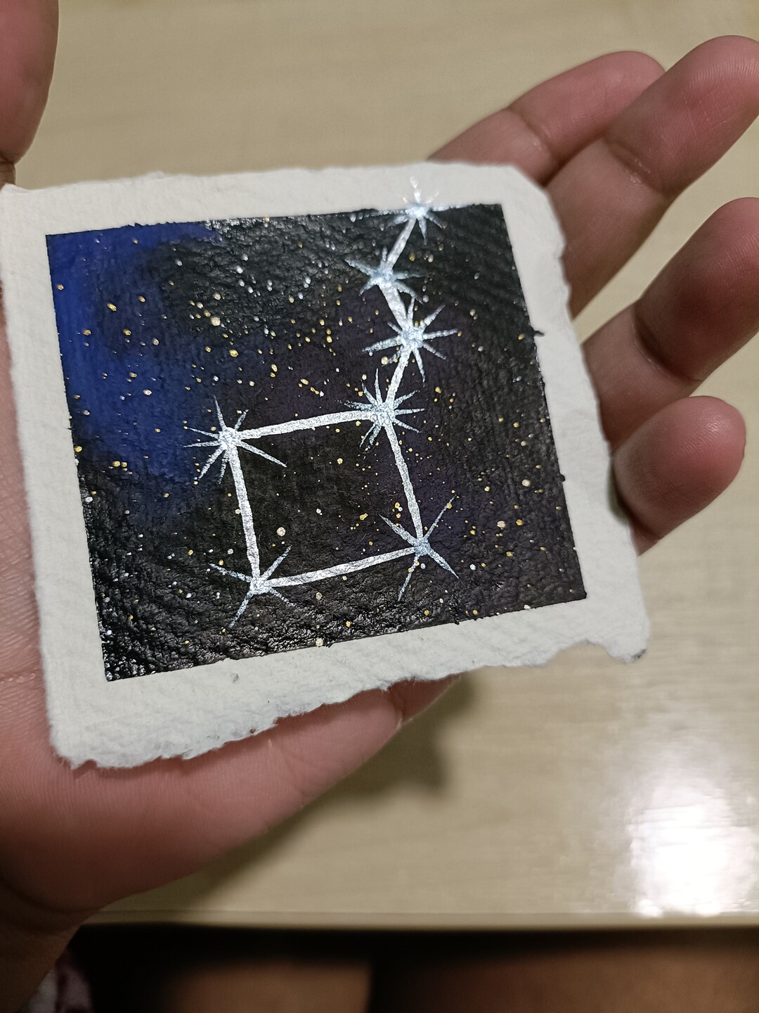 Original Watercolour Painting Ursa Major Constellation Big Dipper ...
