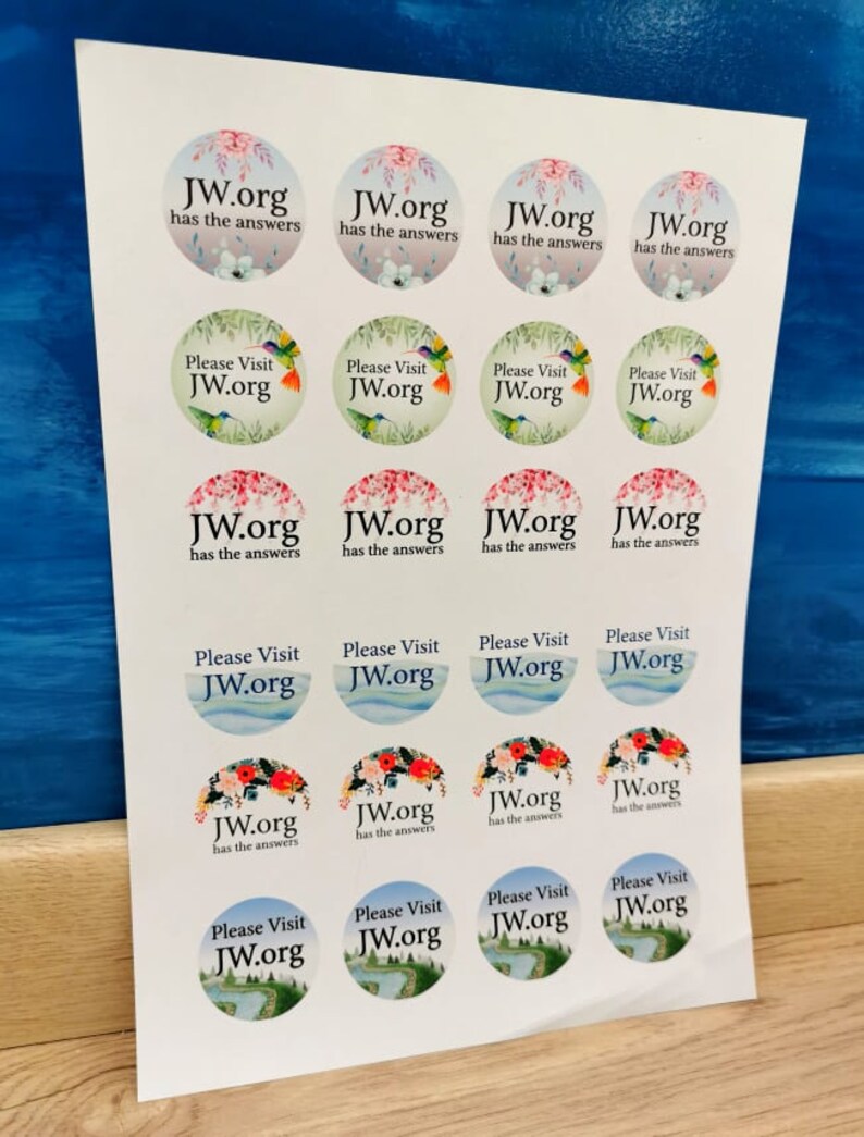 JW Stickers Website 3 Sheets Please Visit Jw.org Answers - Etsy