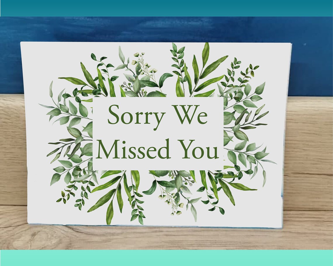 JW Set of 40 Postcards Sorry We Missed You Not at Home Pioneer - Etsy UK