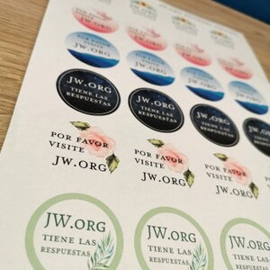 JW Stickers Website 3 Sheets - Etsy