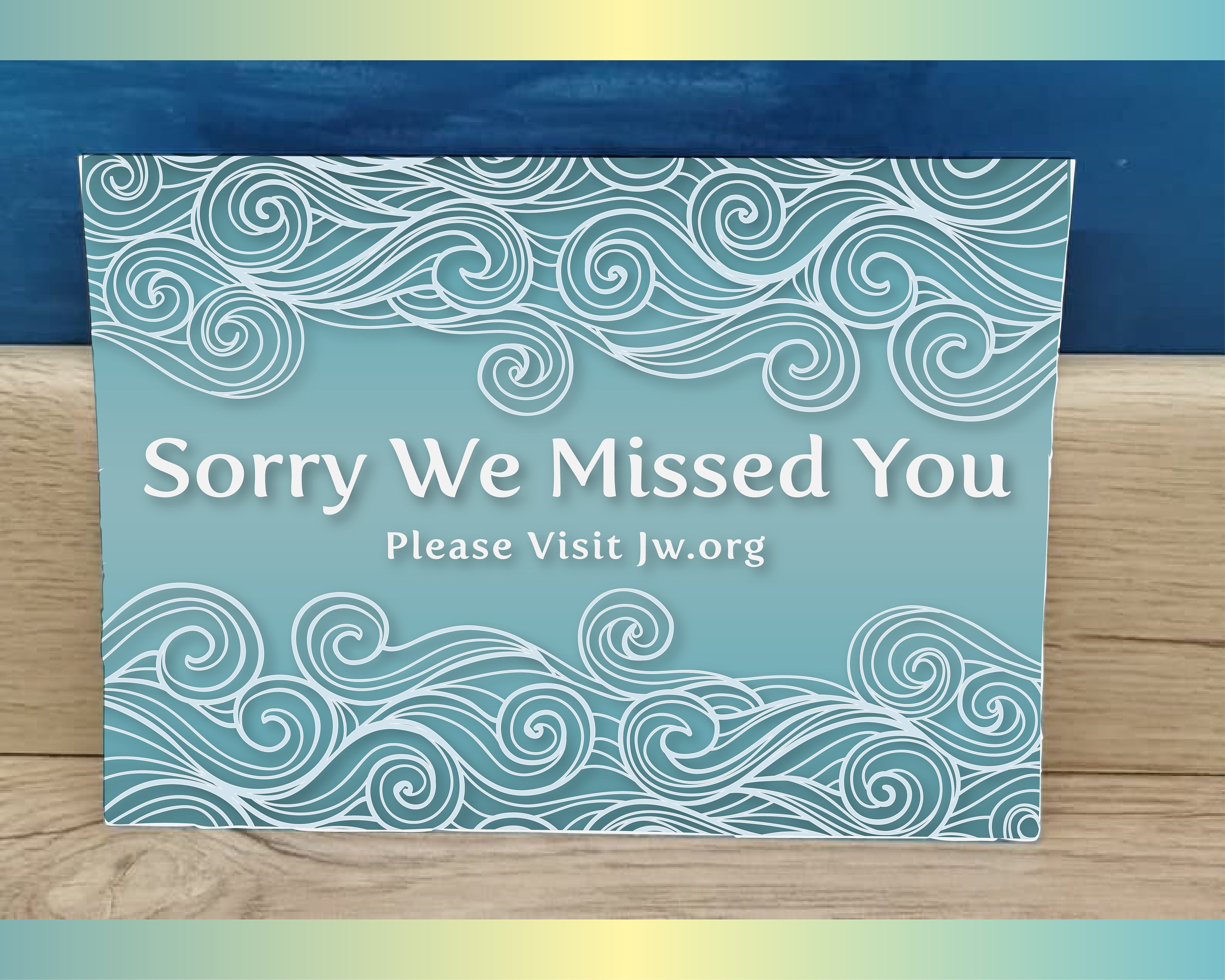 JW Set of 40 Postcards Sorry We Missed You Please Visit Jw.org - Etsy UK