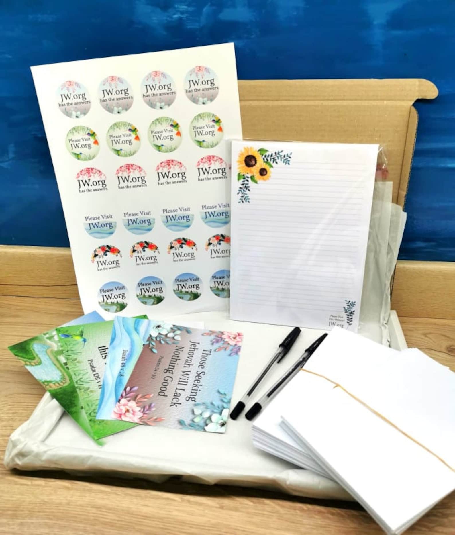 A5 JW Letter Writing Gift Set. A5 - Etsy UK
