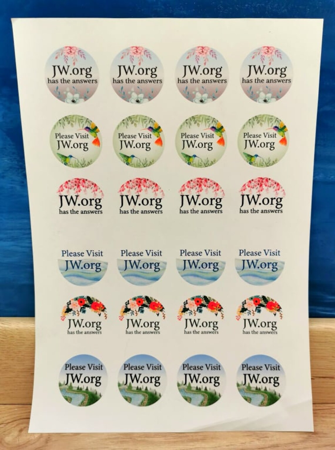 JW Stickers Website 3 Sheets Please Visit Jw.org Answers - Etsy